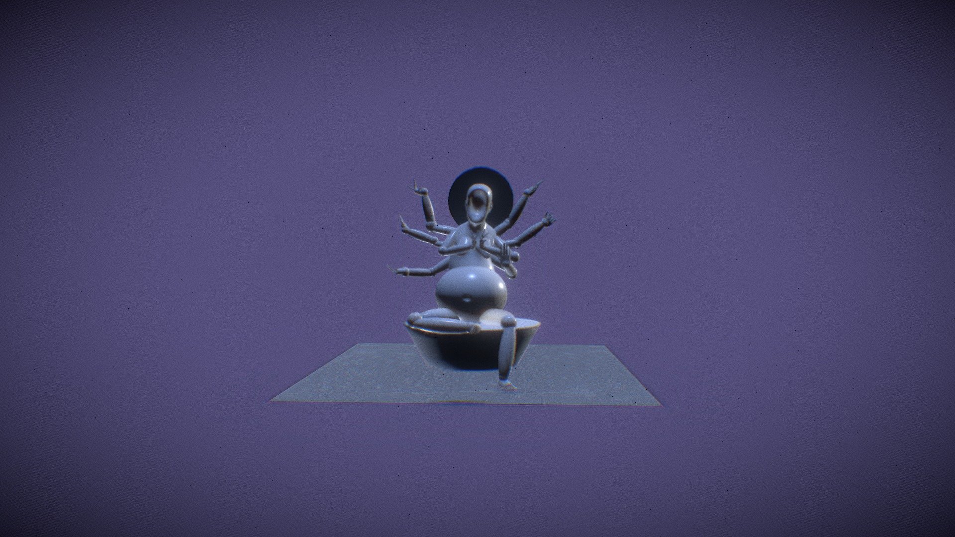 incantation (horror and model) mother of Buddha - 3D model by ...