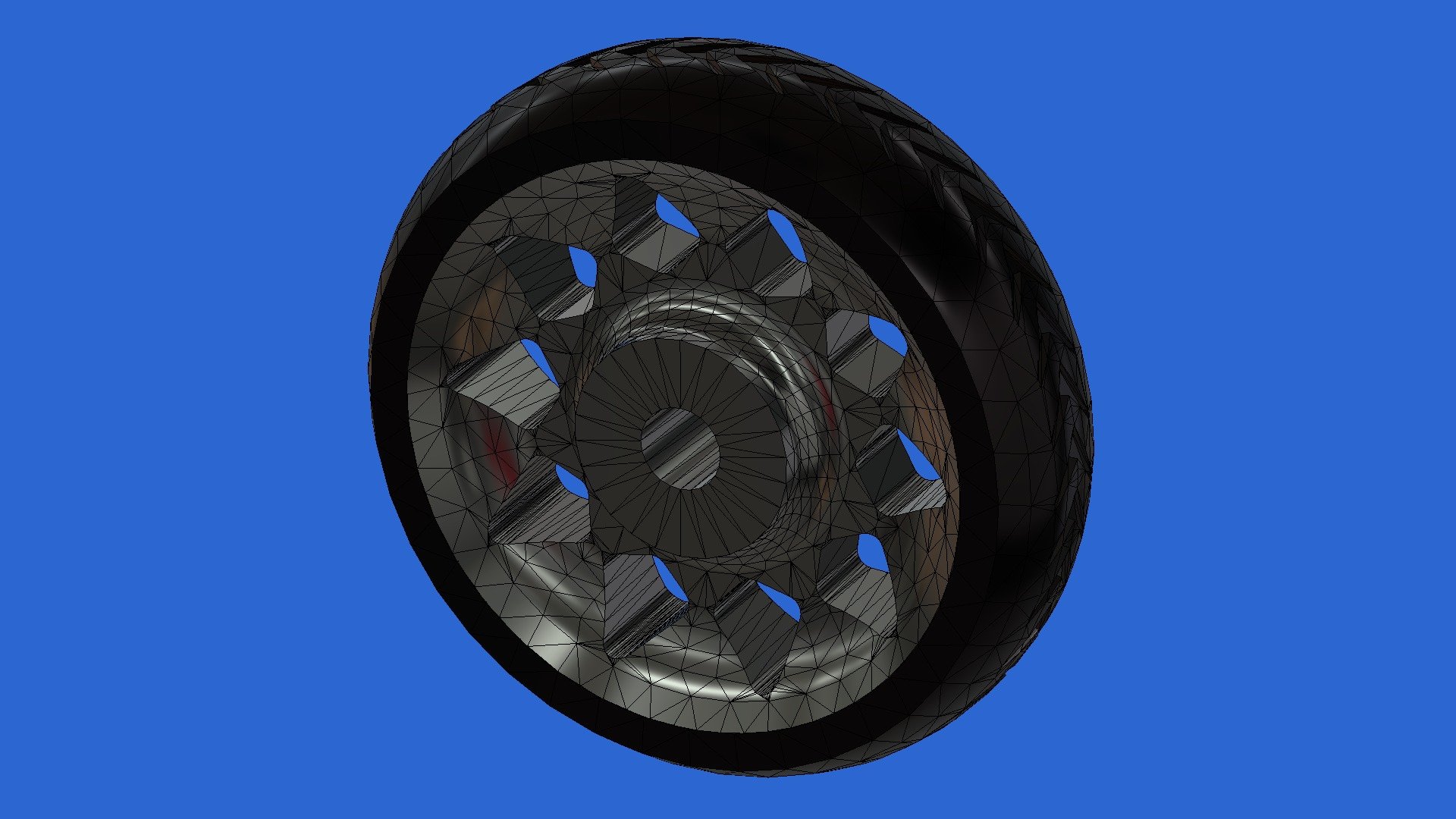 Motor cycle wheel and tyre - 3D model by fasteng [0ba9c07] - Sketchfab