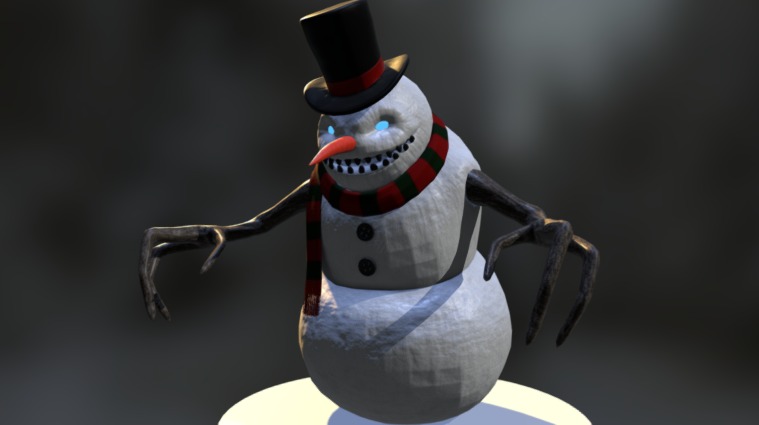 Snowman - 3D model by cgmodelsnet [0ba9ee5] - Sketchfab