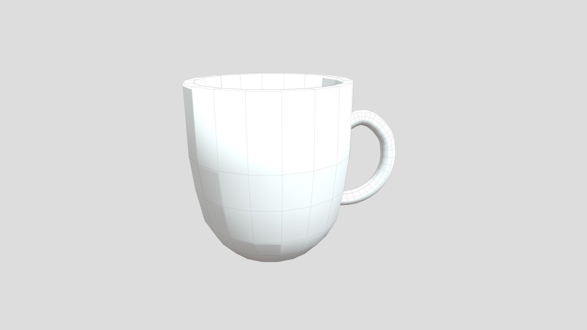 CUP Low Poly - 3D model by abbiella [0baa2e5] - Sketchfab