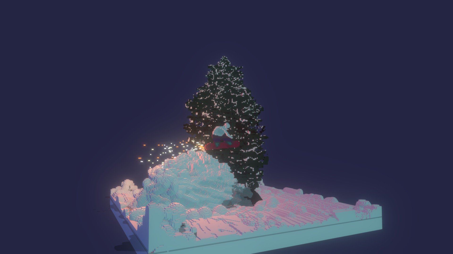 snowboarding_scene_vox - 3D model by aleksandrablaszczuk [0bab077 ...