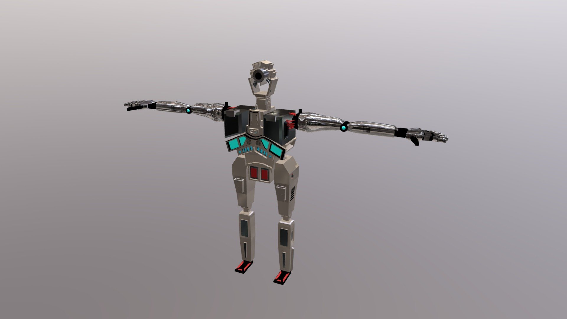 Robot - Download Free 3D model by dralisheki [0bac4e0] - Sketchfab