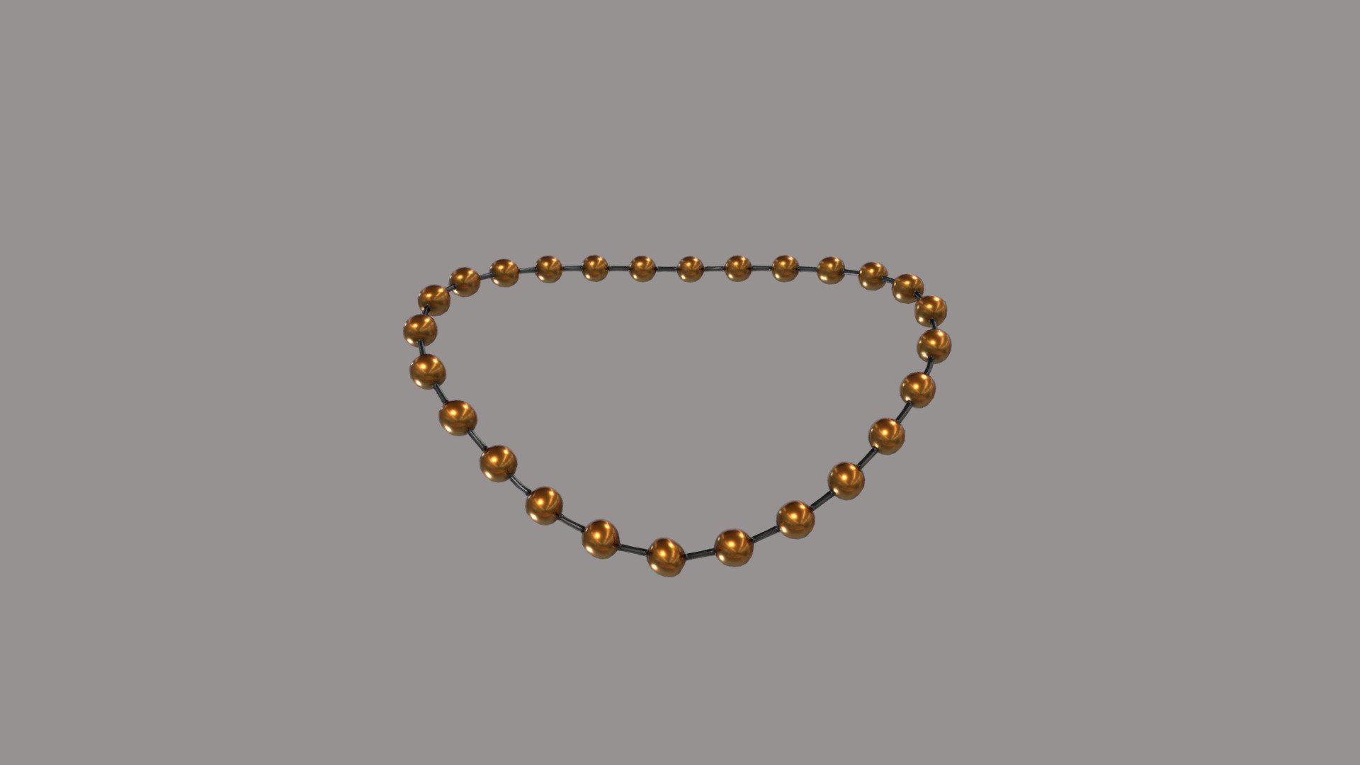 Female Gold Beads Necklace - Buy Royalty Free 3D model by 3dia [0bacfd4 ...
