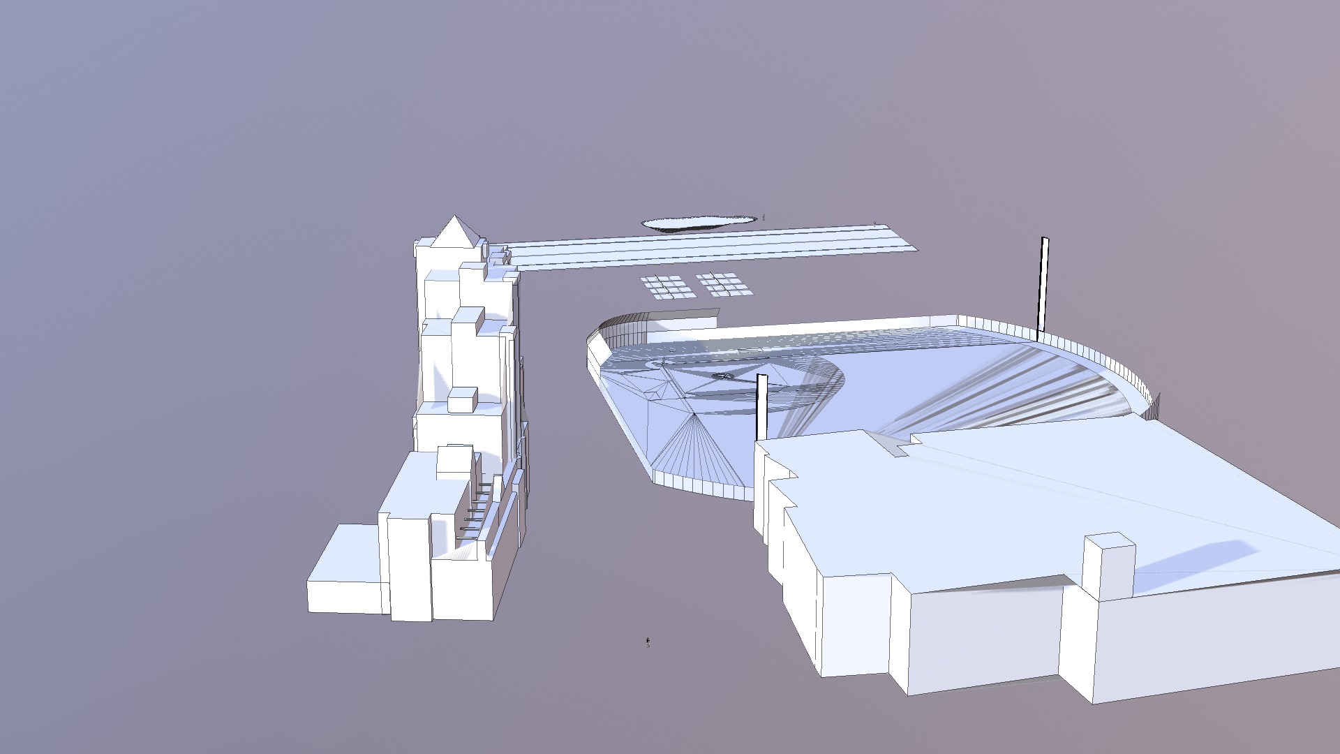 Towers SFSU - 3D model by fahdyaseen [0bae0ad] - Sketchfab