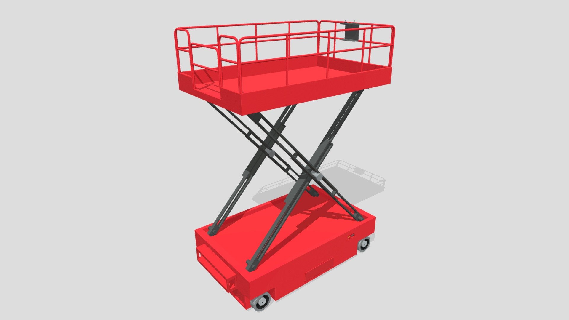 Scissor Lifter - Manlift - 3D model by CevoCreative [0baf8b0] - Sketchfab