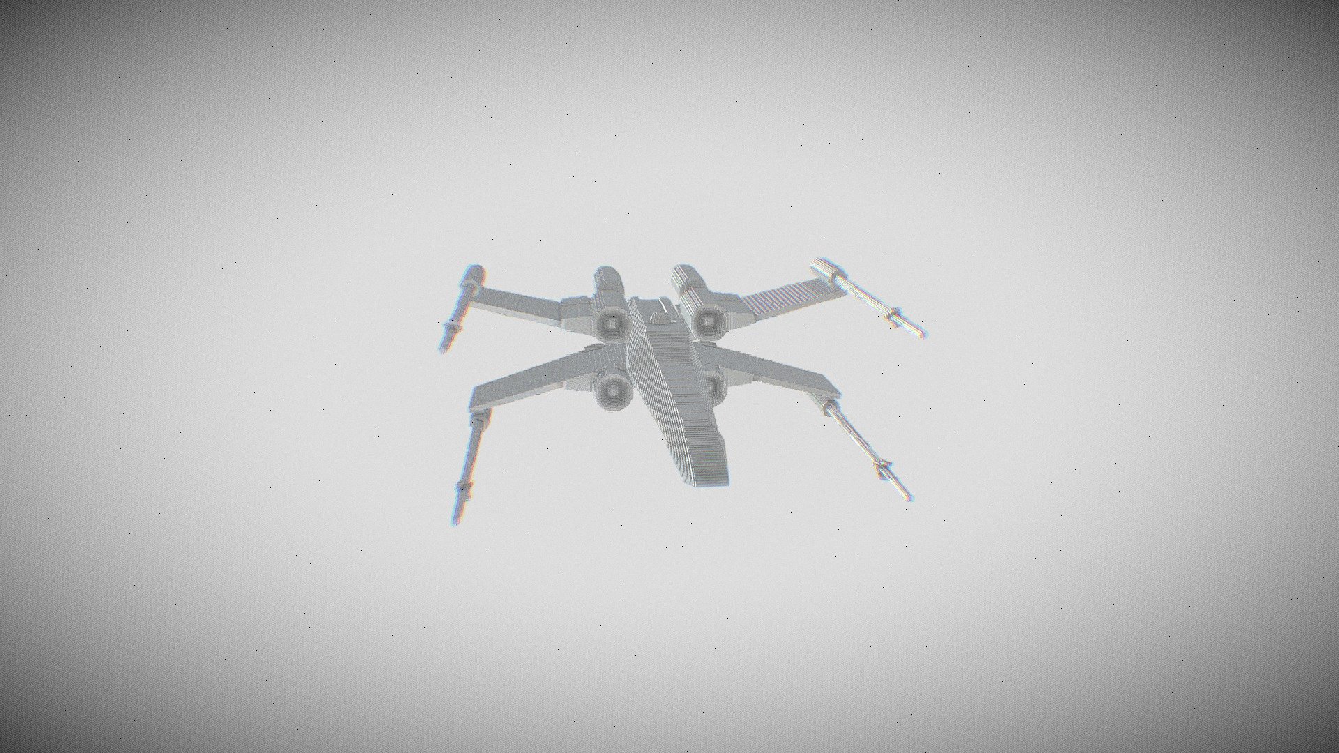 X-wing 1-4mm - Download Free 3D model by purpleguy