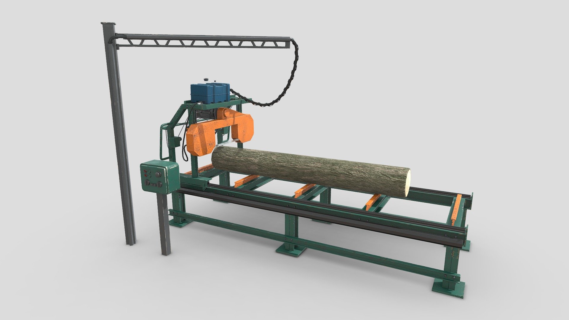 Industrial Sawmill - Buy Royalty Free 3D model by ChakkitPP [0bb1e14 ...