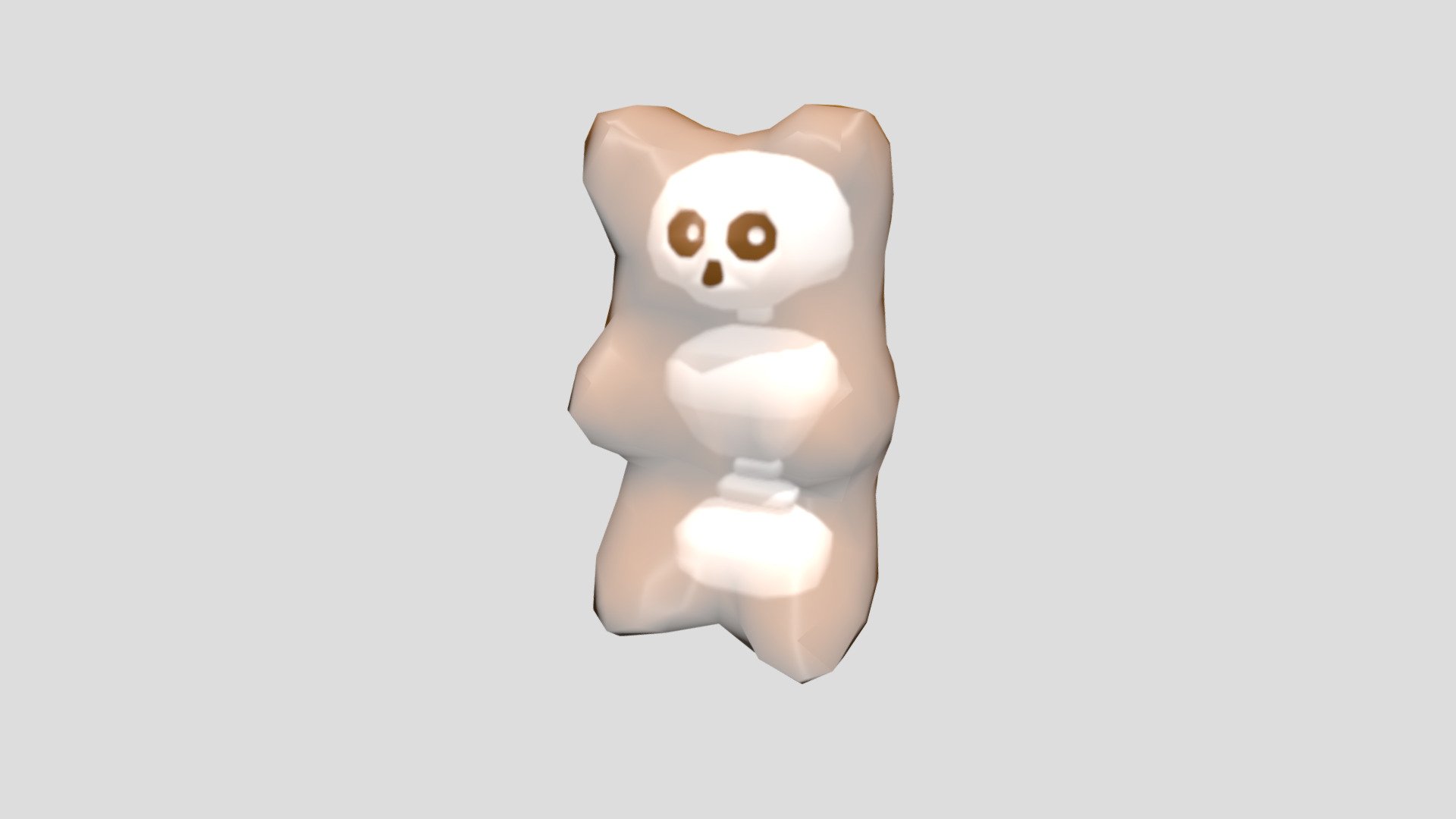 Gummy Bear Skeleton - 3D model by inthegrass11 [0bb2f50] - Sketchfab
