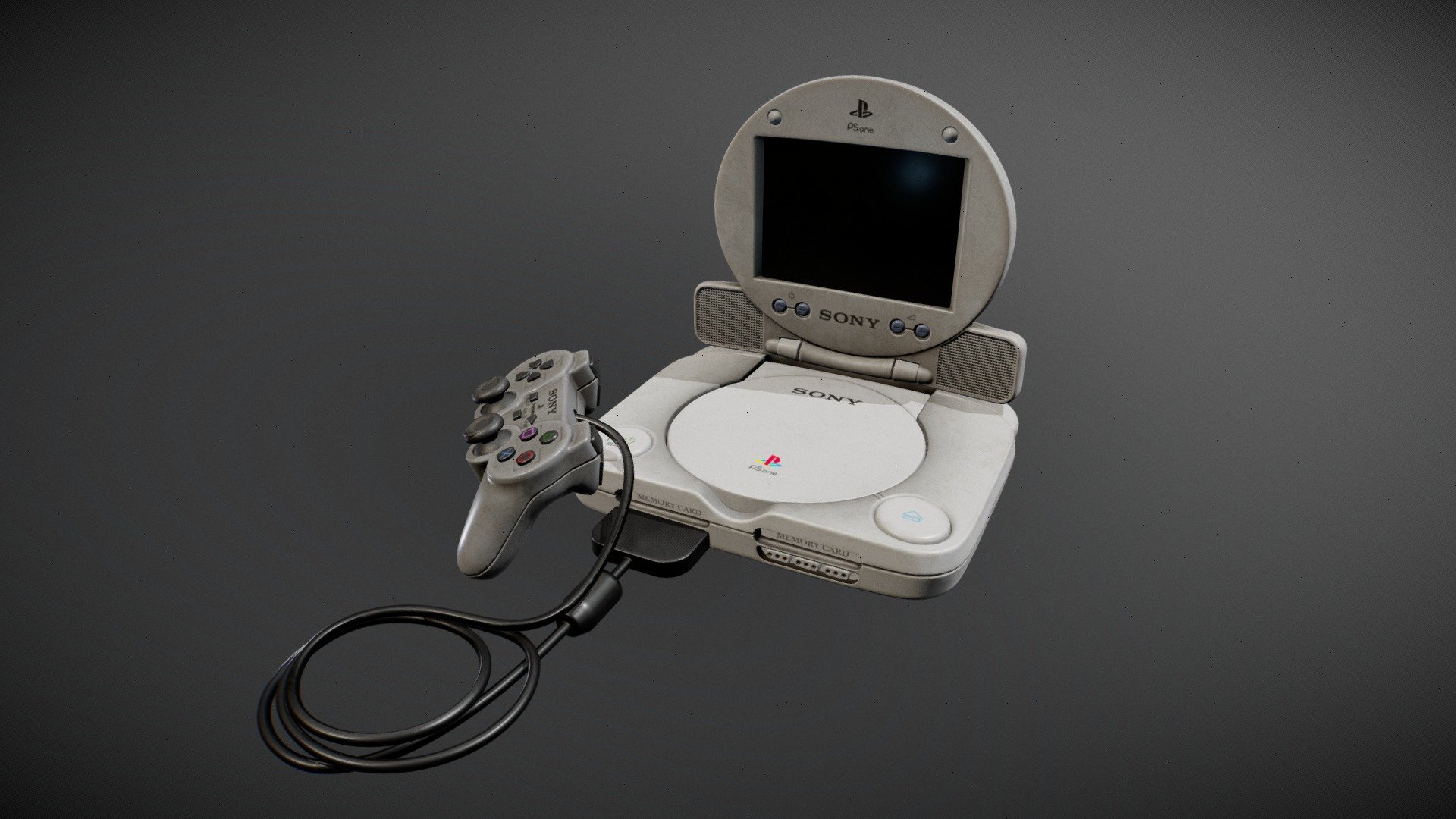 Playstation One - 3D model by anton_lipatnikov [0bb3bbf] - Sketchfab