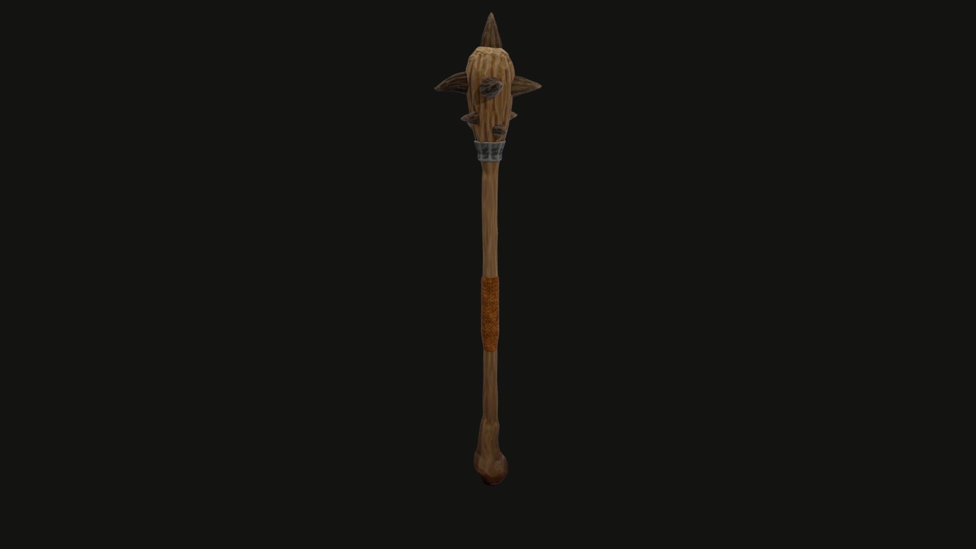 Wooden Great Mace - 3D model by mattciavarella [0bb6f48] - Sketchfab