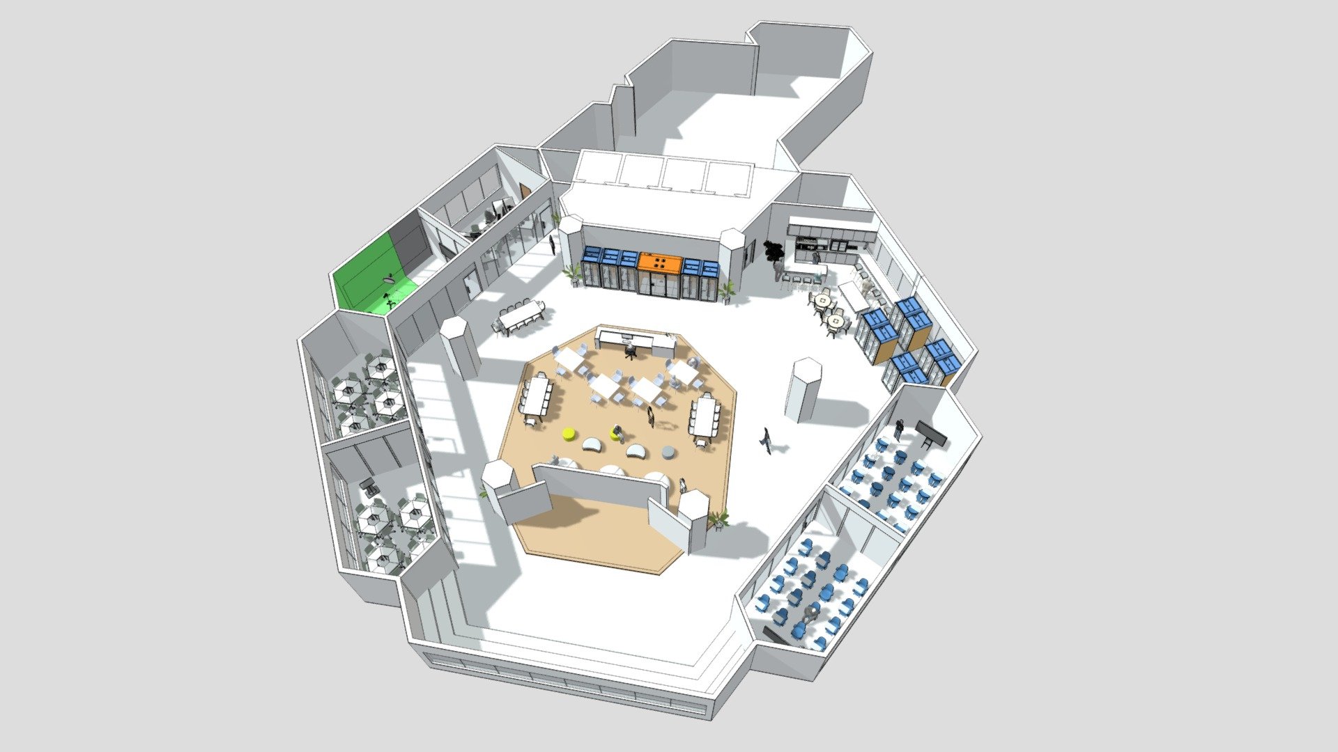 Student area - 3D model by Joseph (@yusof1) [0bb72a4] - Sketchfab