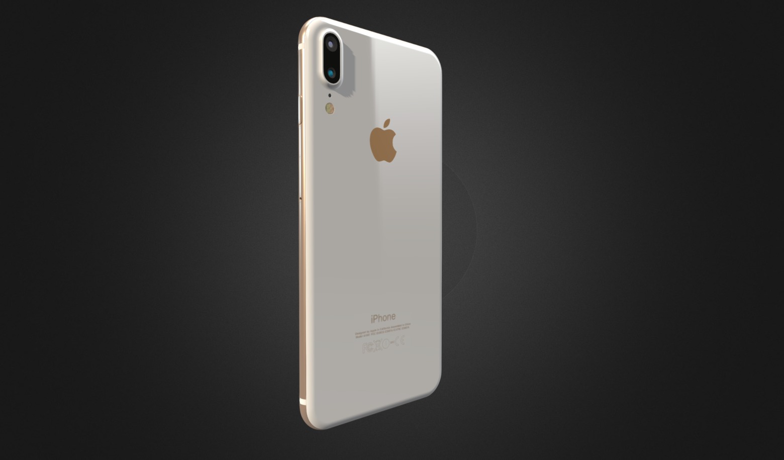 Apple iPhone8 2017 Rounded edges - 3D model by Vladimir Obshansky ...