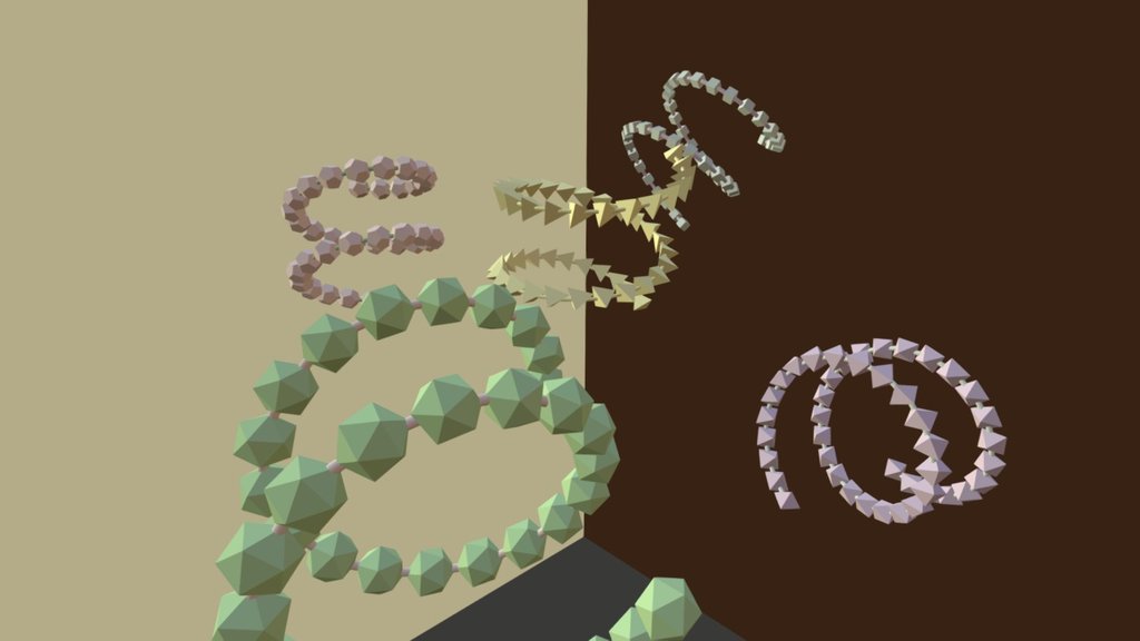 polyhedral twists - 3D model by dansmath [0bb87db] - Sketchfab