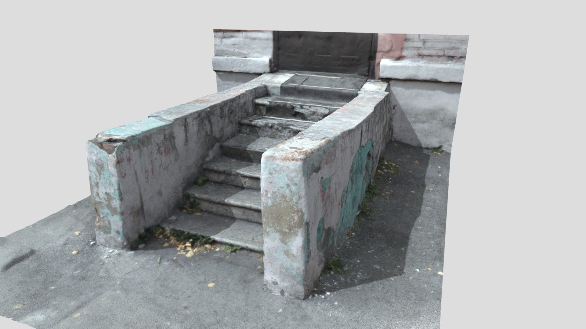 Ruined staircase #2 - 3D model by Vyacheslav (@slvsv) [0bb8cec] - Sketchfab