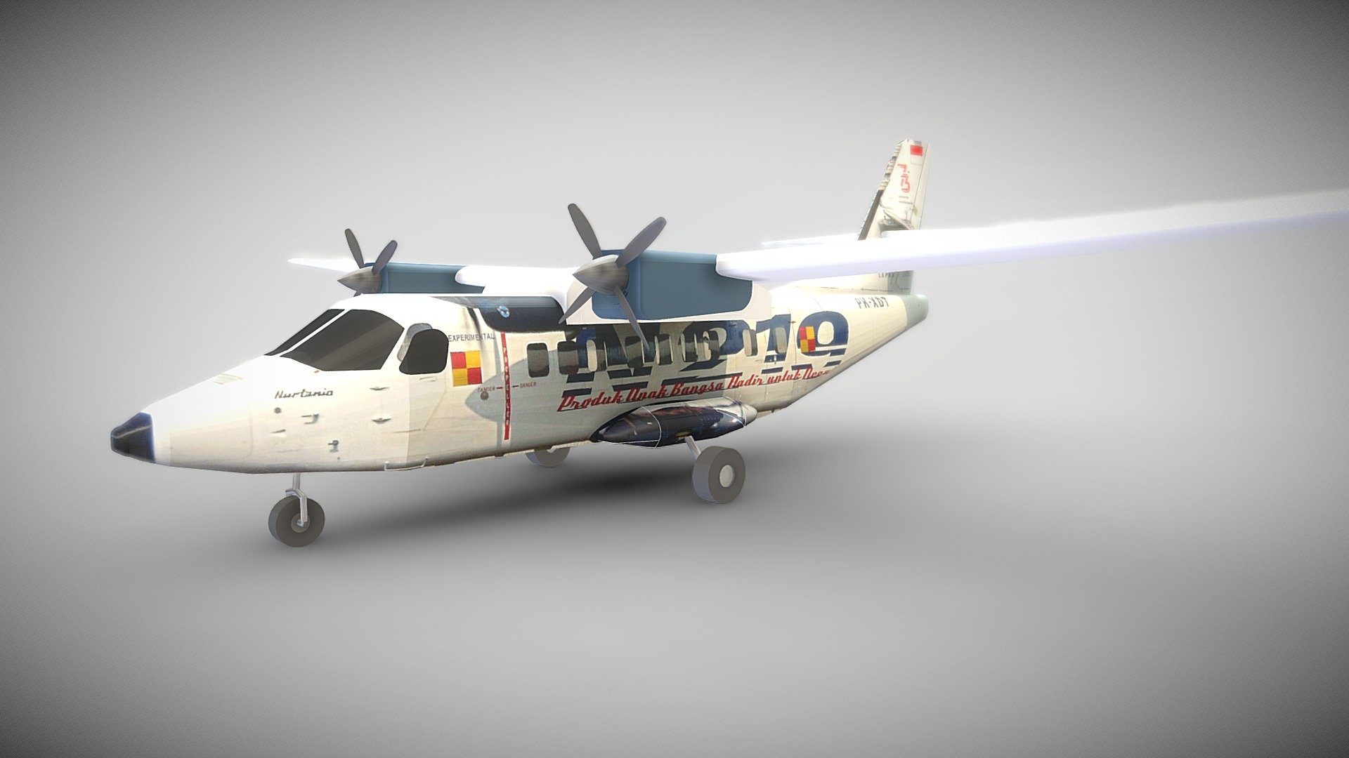 IAe N219 (Prototype 1 Nurtanio) - Download Free 3D model by haykal12321 ...