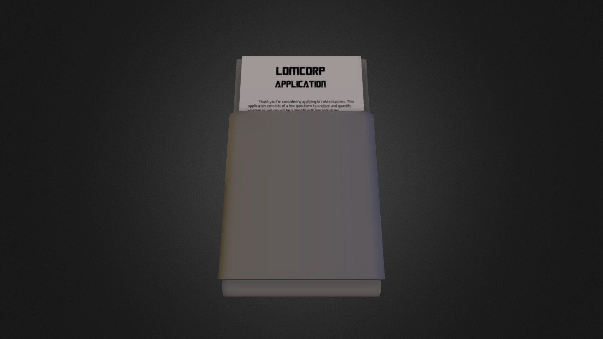 Application Holder - 3D model by Jaster [0bba792] - Sketchfab