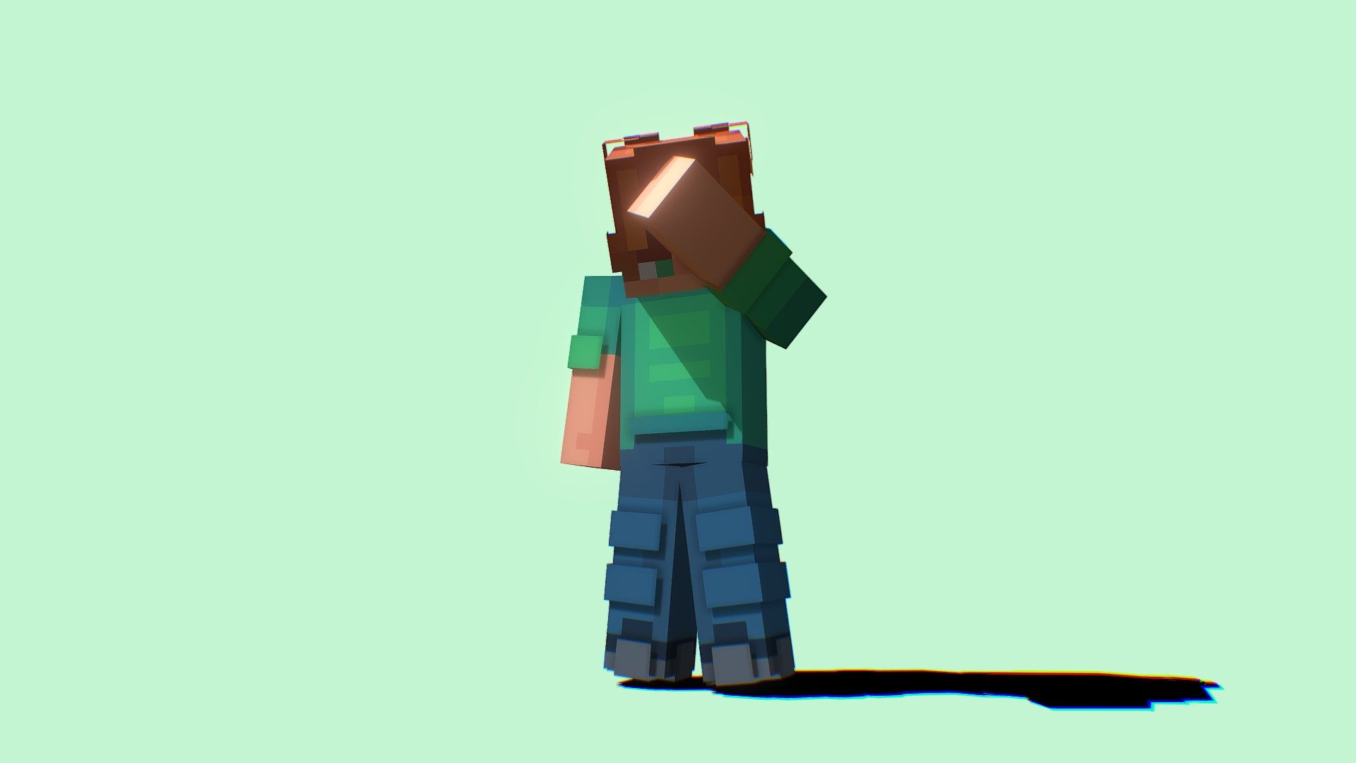 Aqua mc skin - 3D model by tzwu (@d.pyshnyk) [0bbb2ea] - Sketchfab