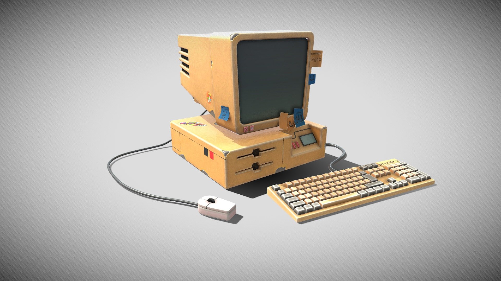 Old computer - Download Free 3D model by 12fan23 (@vivays) [0bbb3ae ...