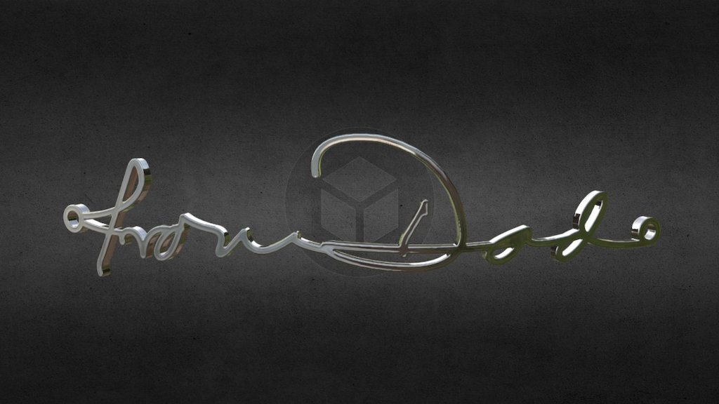 1st Signature - 3D model by Capture It In 3D (@CaptureMeIn3D) [0bbbe72 ...