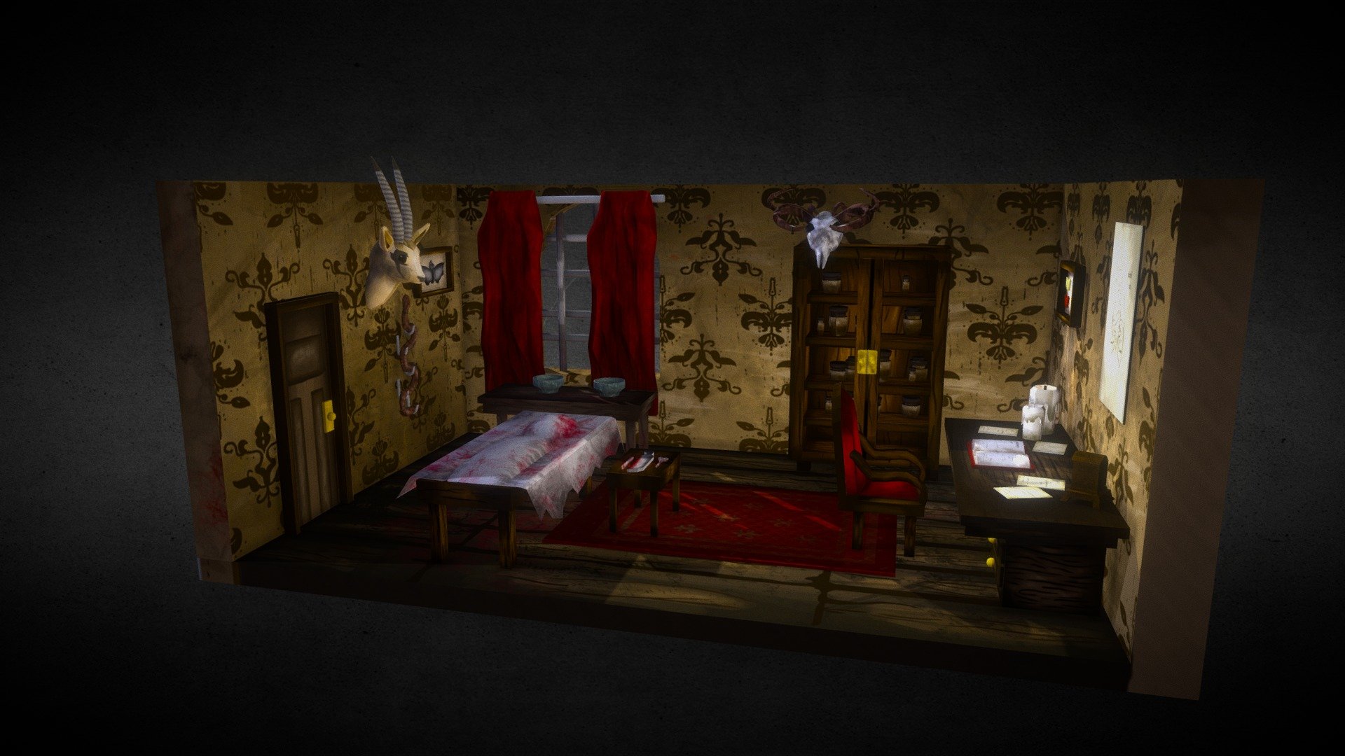 Scientist room - 3D model by Liliane (@Liliane3D) [0bbc1ca] - Sketchfab