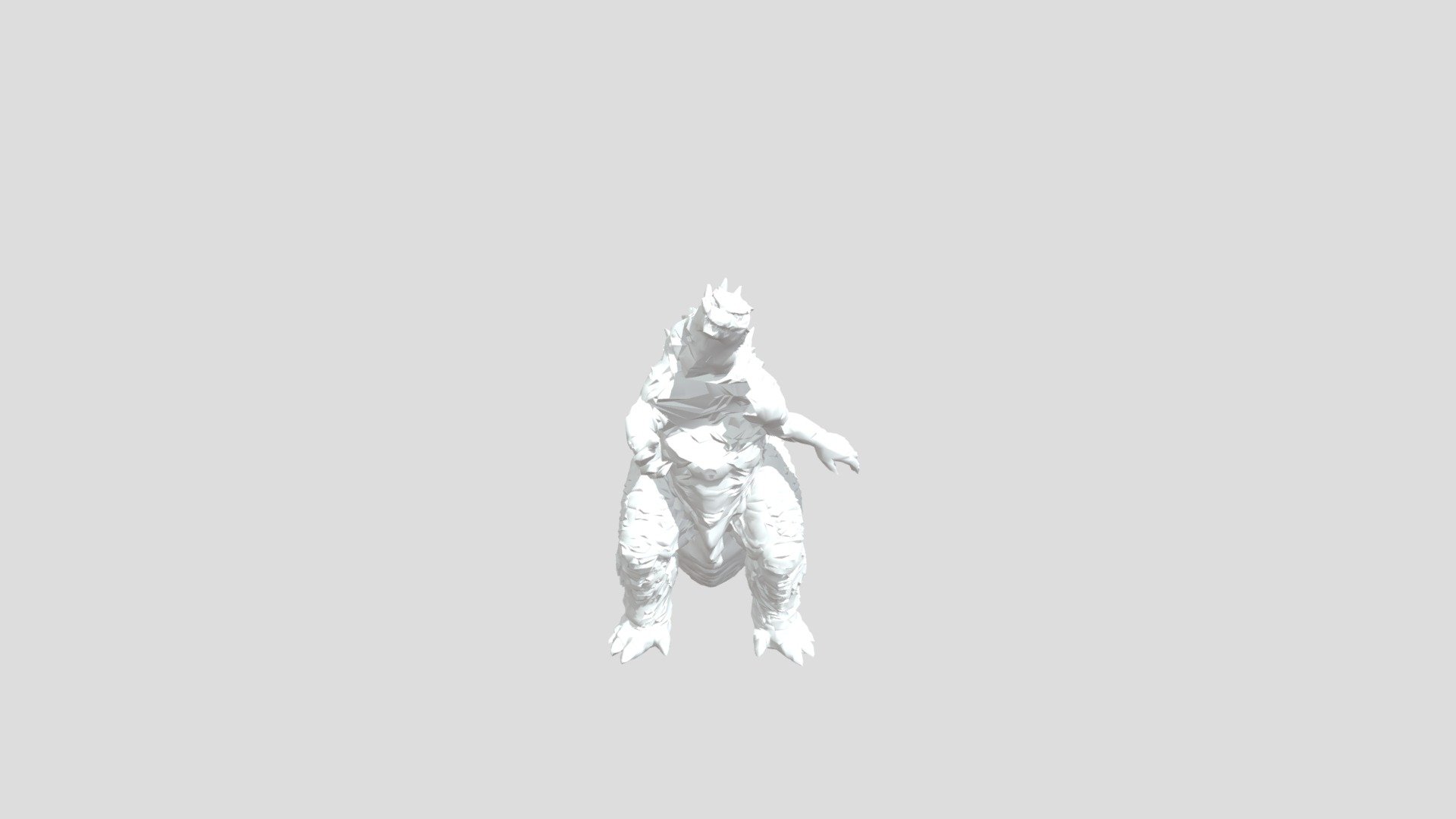 Godzilla ANIMATED 3d model - Download Free 3D model by Adeelmalik ...