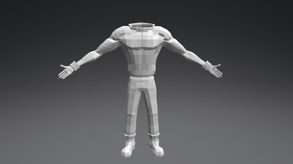 Man's Body Low poly - Download Free 3D model by Agustin Bertuzzi ...