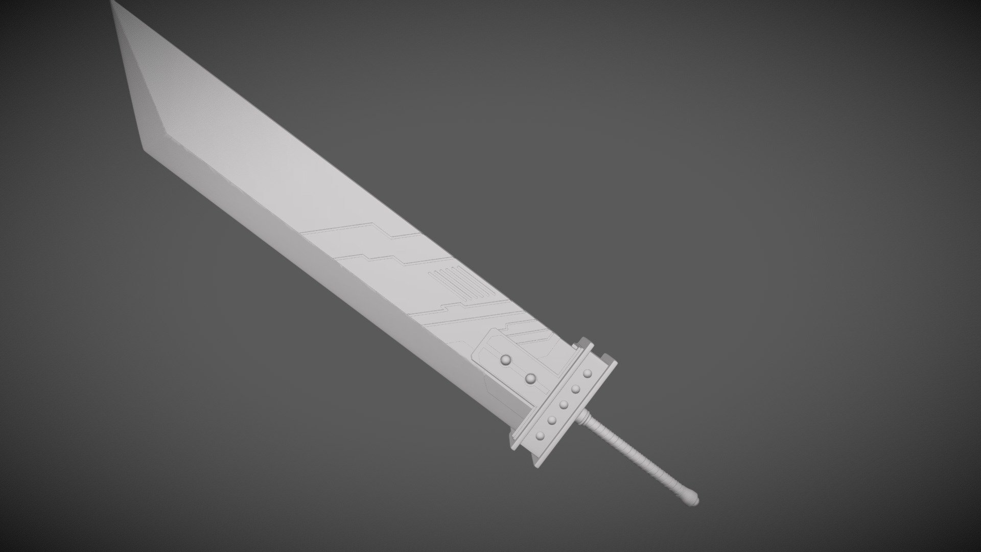Buster sword - 3D model by dgi_workshop [0bbeccc] - Sketchfab