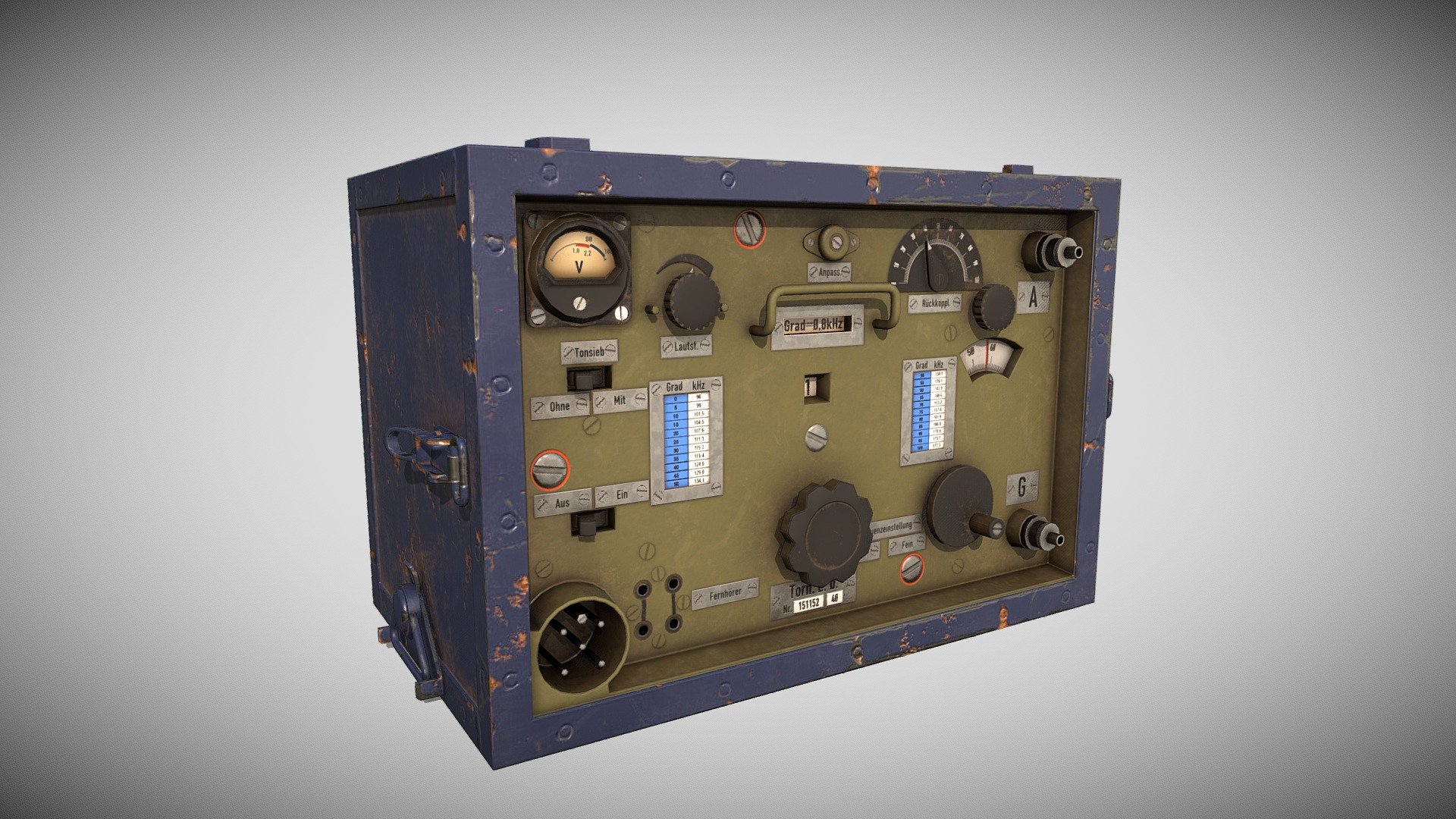 Tornister-Empfaenger Berta - 3D model by mehrrettig [0bc11d1] - Sketchfab
