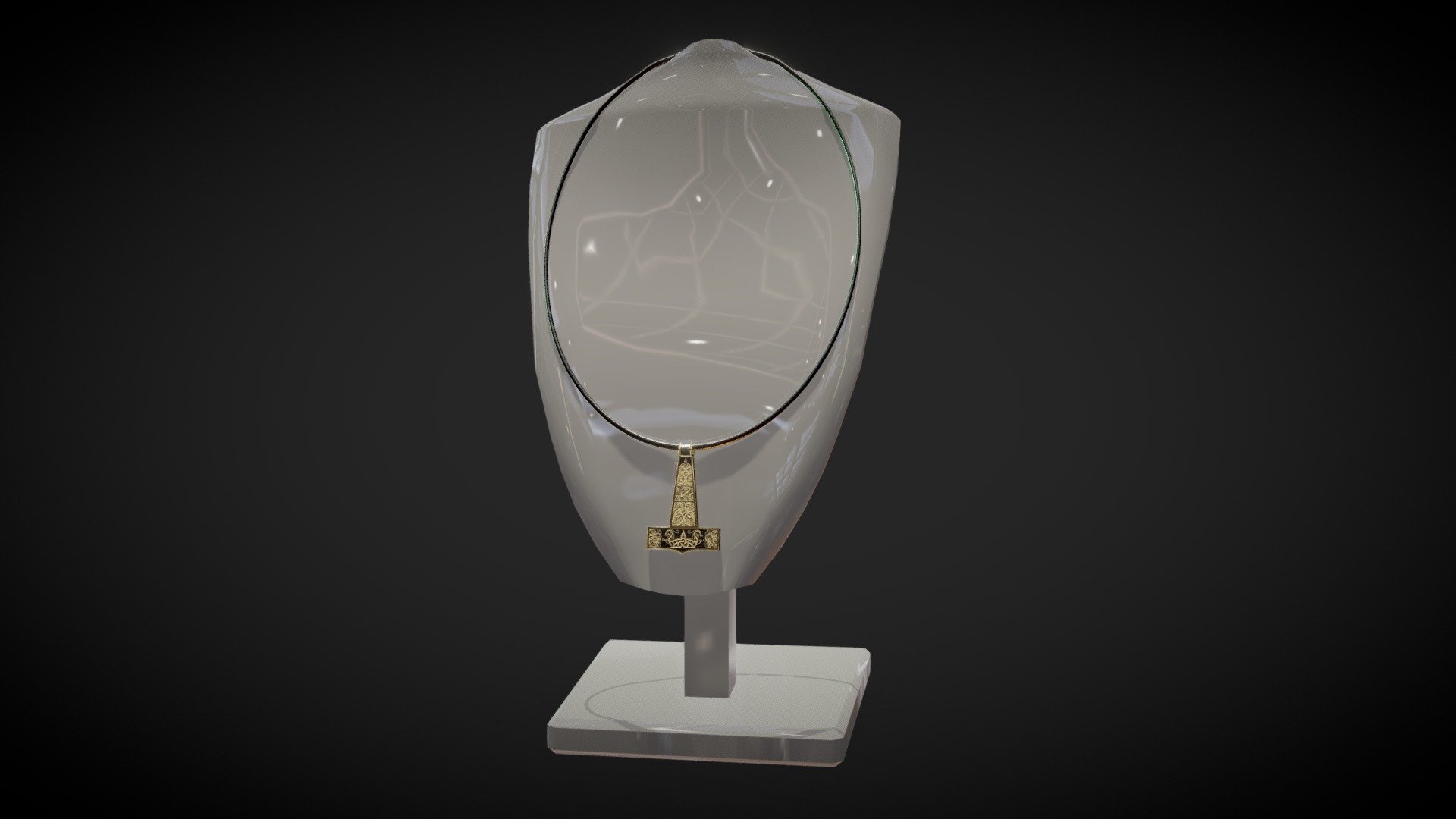 mjolnir necklace - Download Free 3D model by Joan LP (@joanlahots ...