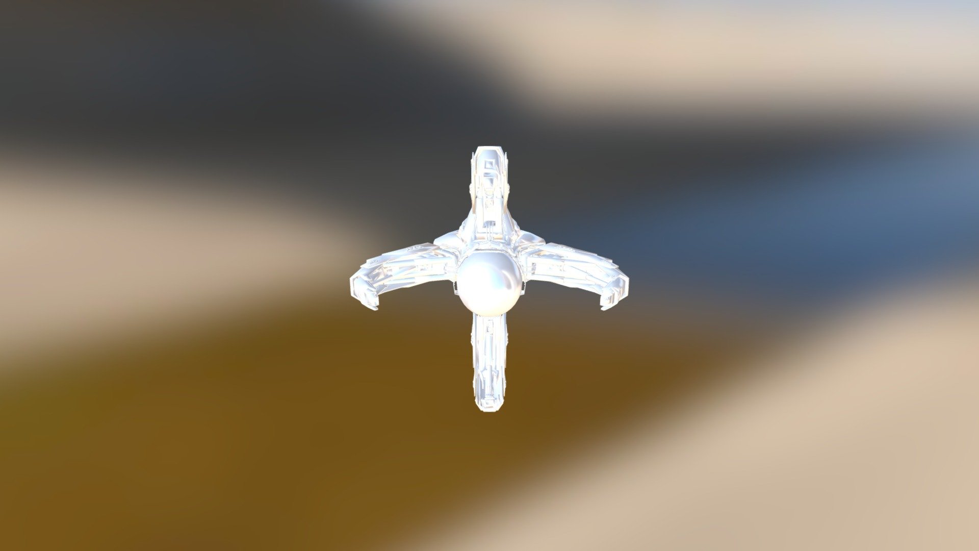 Alien Spidership - 3D model by blenderfan [0bc2ac4] - Sketchfab