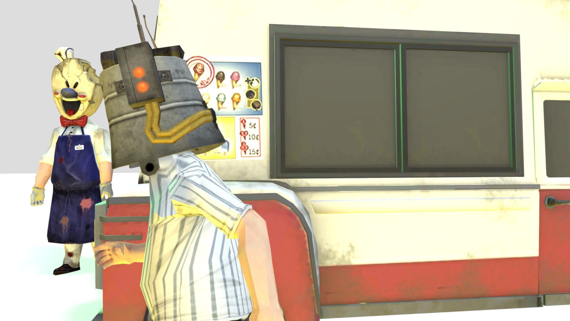 Ice_scream_3_cutscene_mike_vs_rod - Download Free 3D model by Waylon13 [0bc3ff2] - Sketchfab