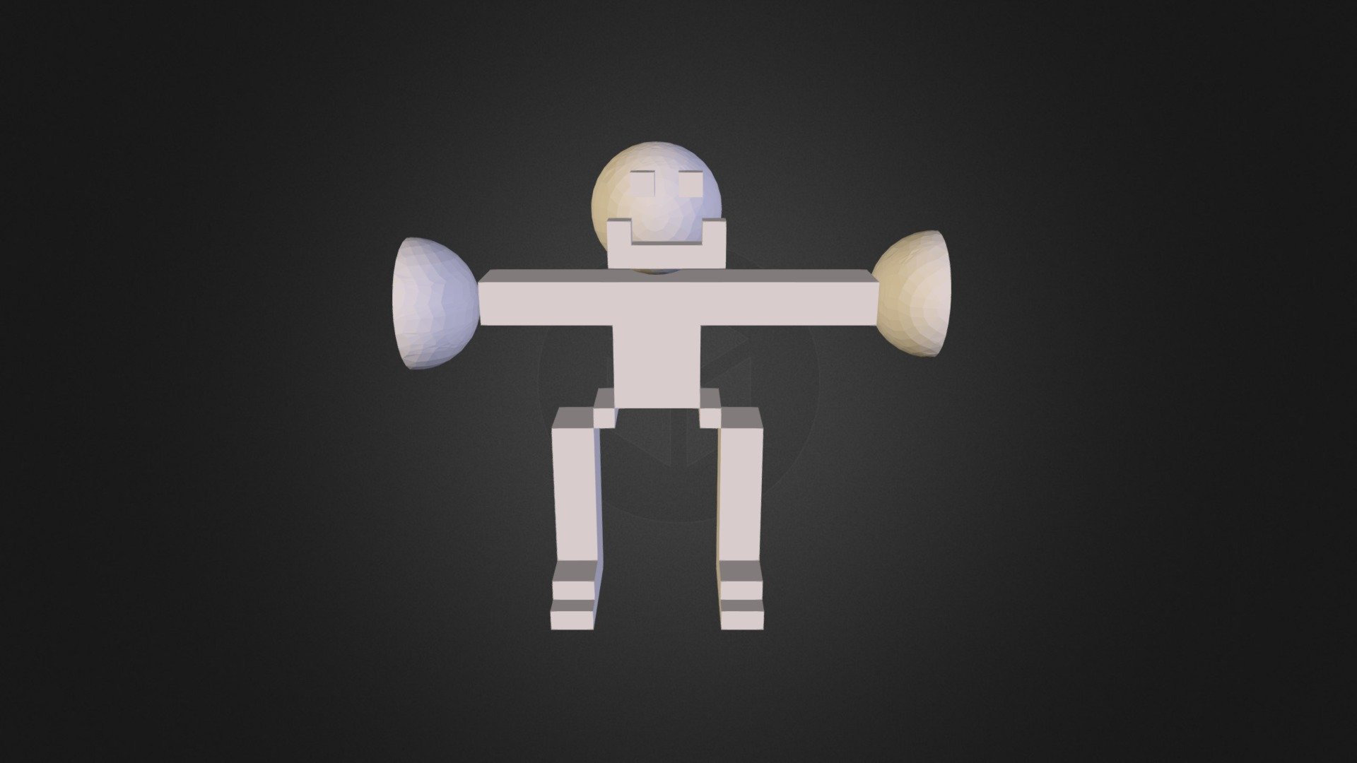 Happy man - 3D model by 3dindustries [0bc6c3d] - Sketchfab