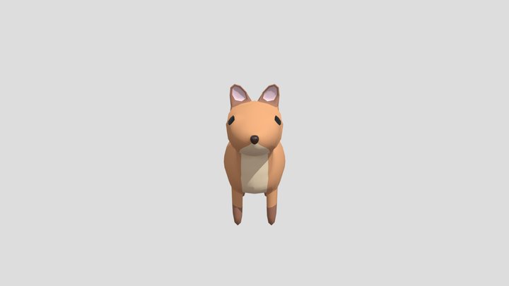 Cute_fox 3D models - Sketchfab