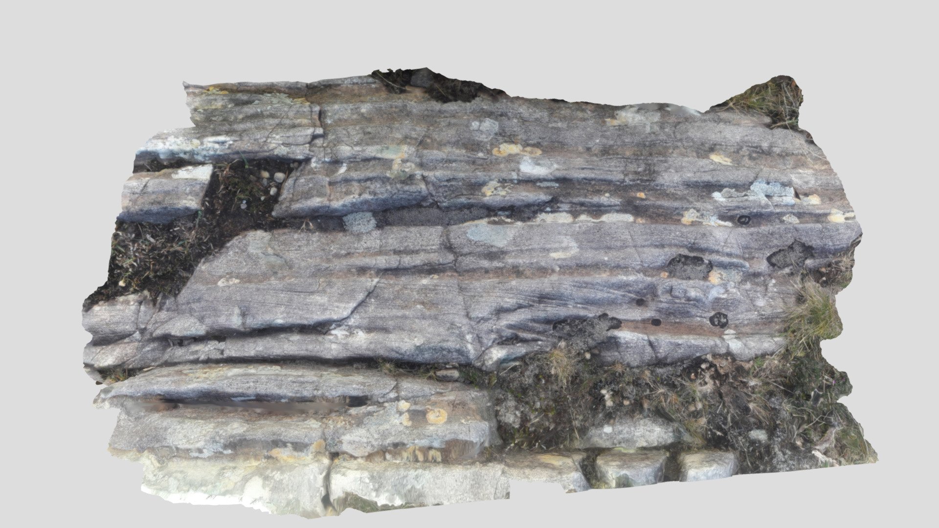 Sandstone with cross bedding - Download Free 3D model by DrSadhbh ...
