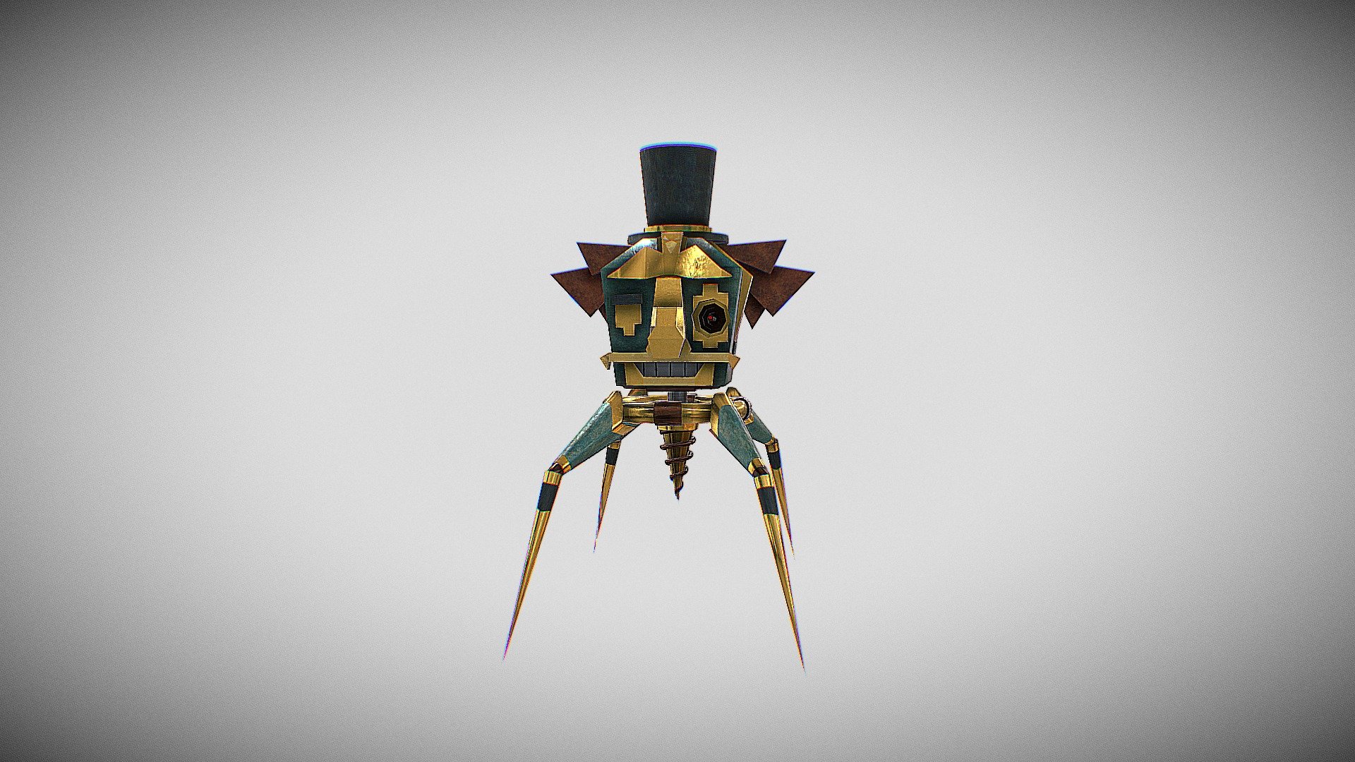 Decopunk - 3D model by Elizabeth Stanley (@VannyLiz) [0bcc669] - Sketchfab