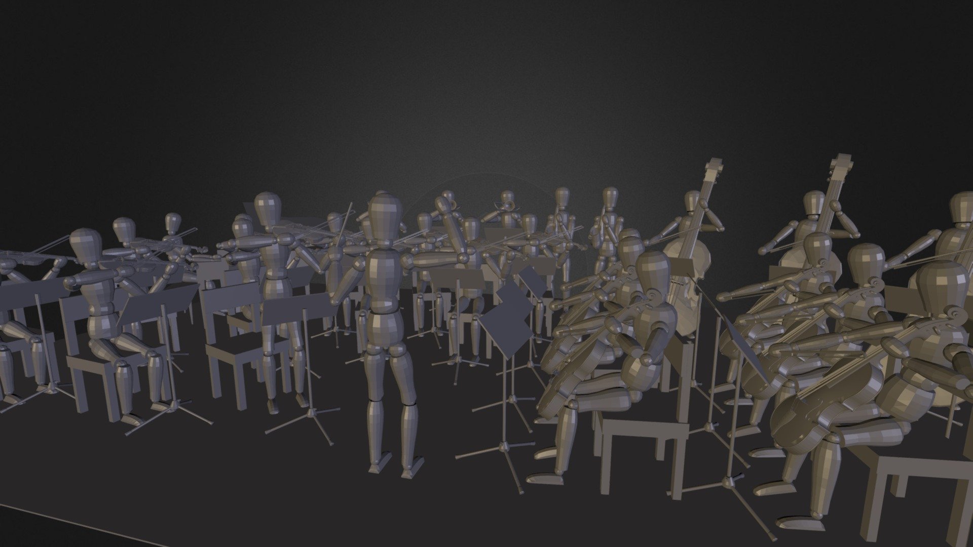 Orquesta - Download Free 3D model by kld4 (@koldo) [0bcca55] - Sketchfab