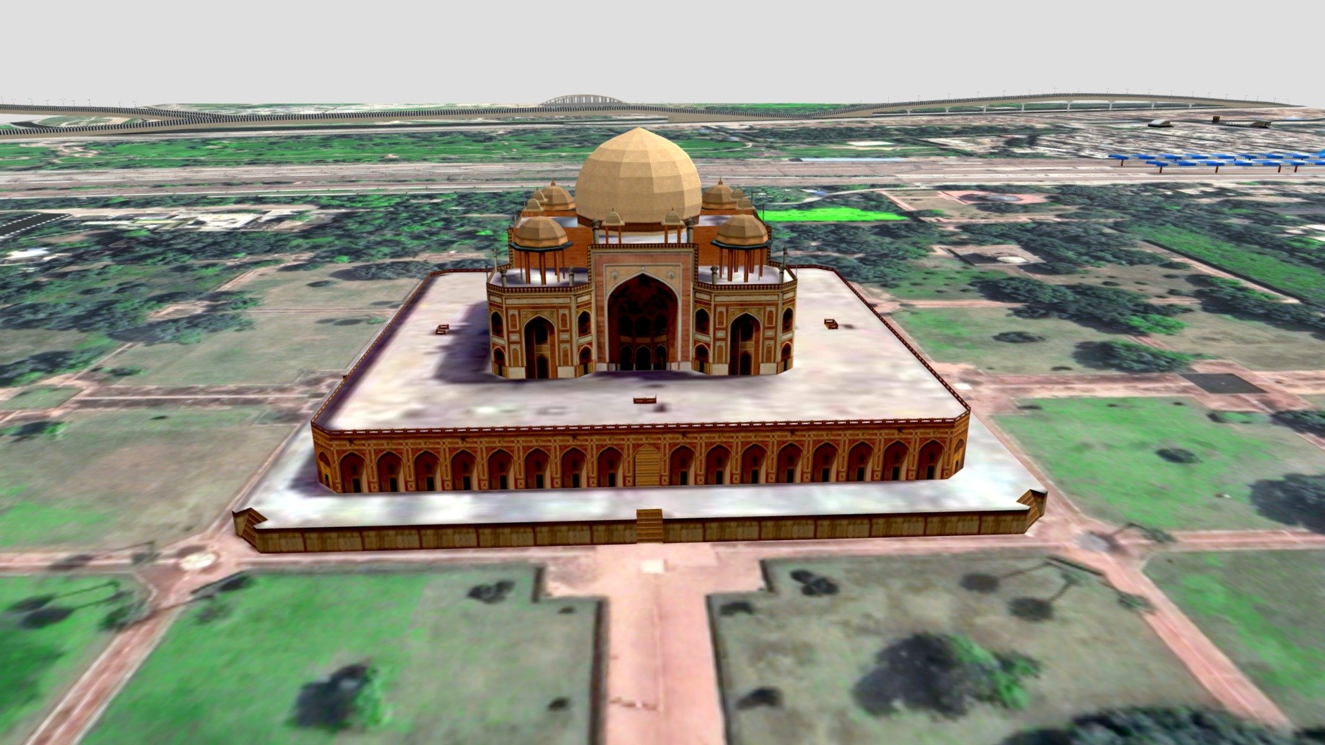 Humayuns_Tomb (1) - 3D model by Daksh Bansal (@daksh.bansal1) [0bcefeb ...
