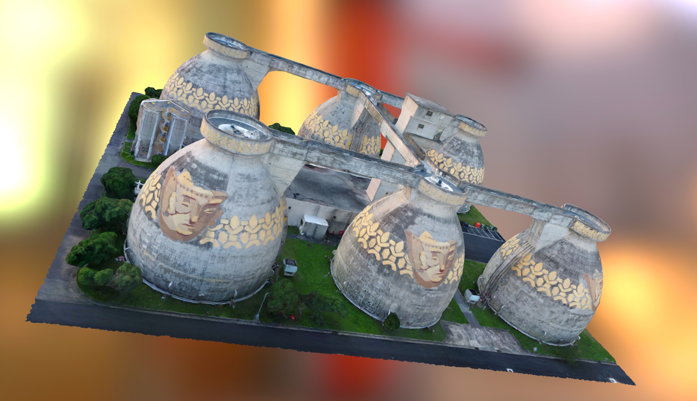 20170430 Egg Digestion Tanks - 3D model by mike210tw [0bcf20d] - Sketchfab