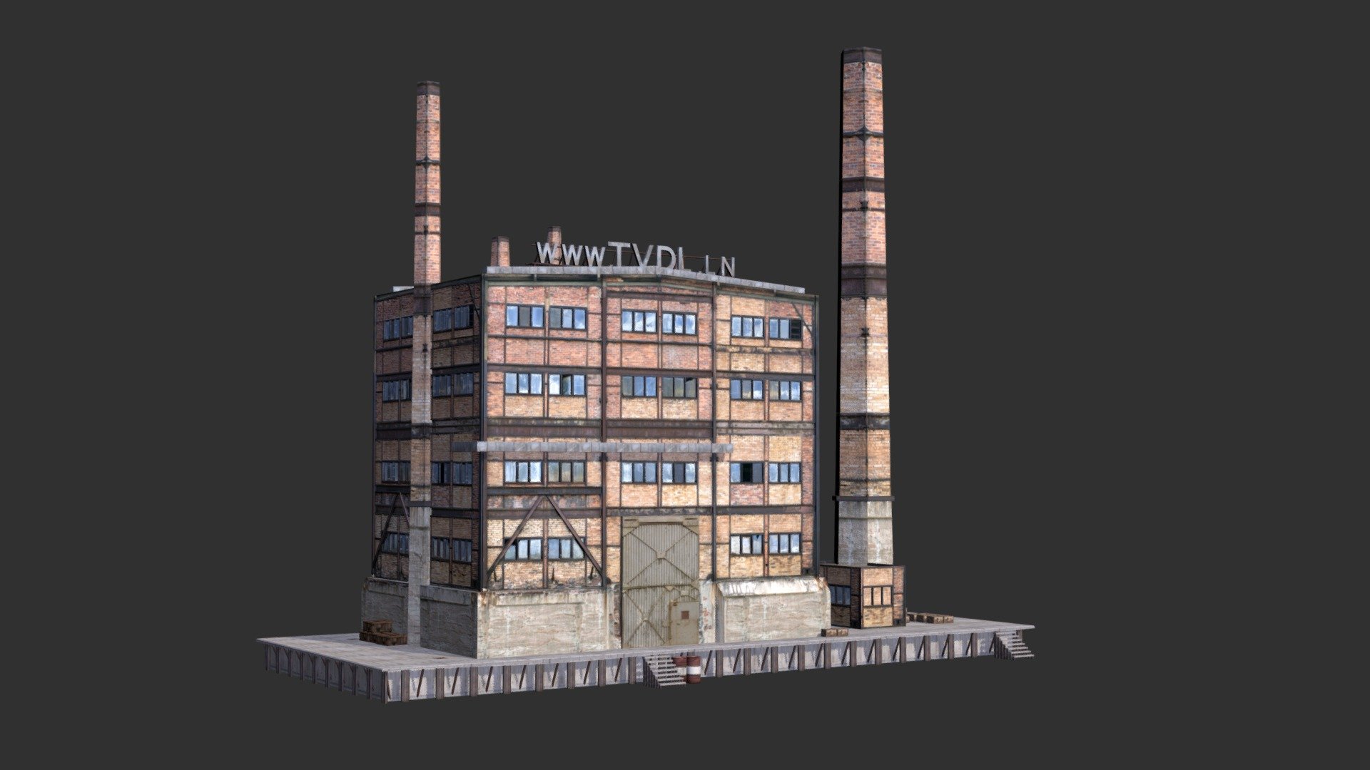 Factory_building - Buy Royalty Free 3D model by danielmikulik [0bd00e2 ...