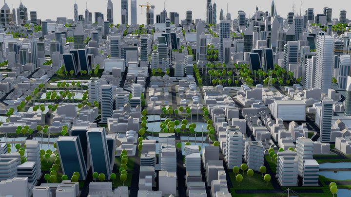Silhouette-on-backdrop-sky 3D models - Sketchfab