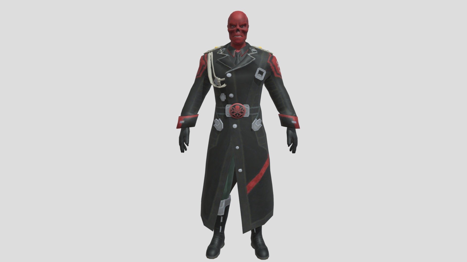 Red Skull (Rigged) - Download Free 3D model by 3D MODELS (@3dworldz ...