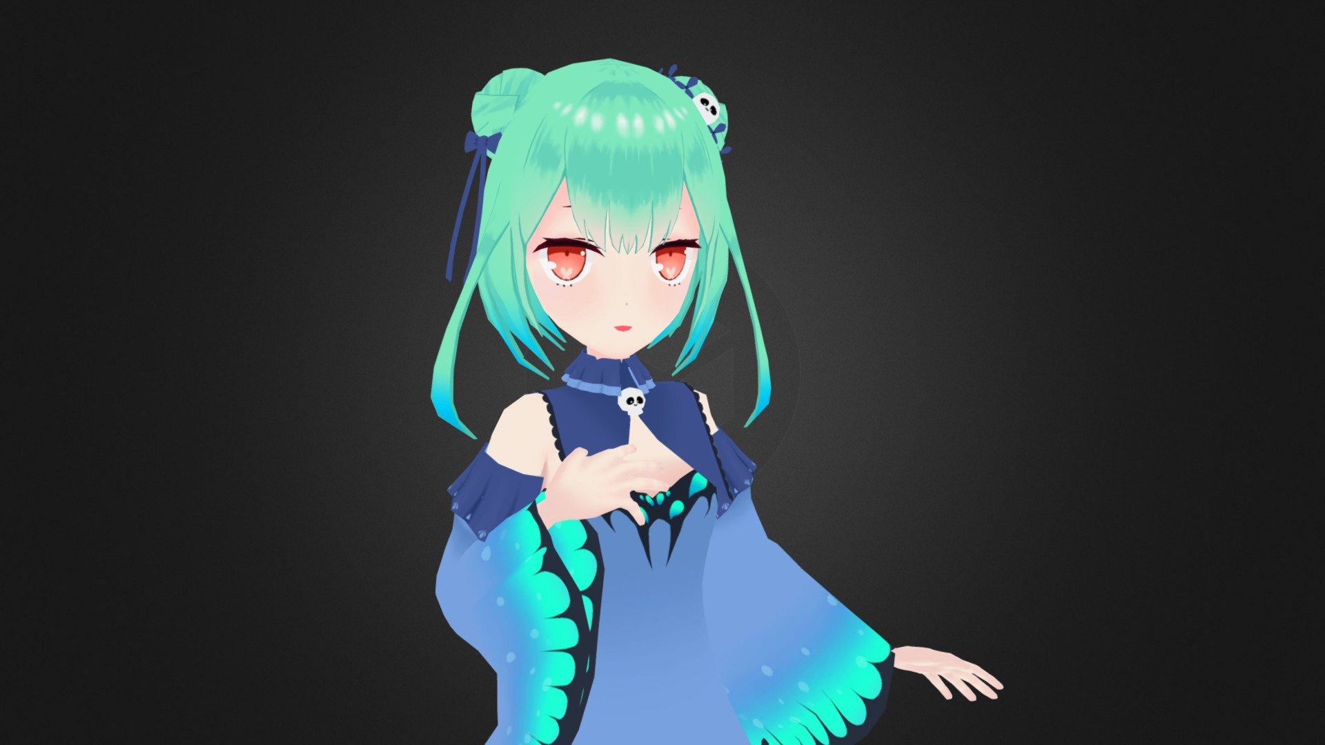 Uruha Rushia Hololive - 3D model by mare (@Y1ki) [0bd0f5a] - Sketchfab