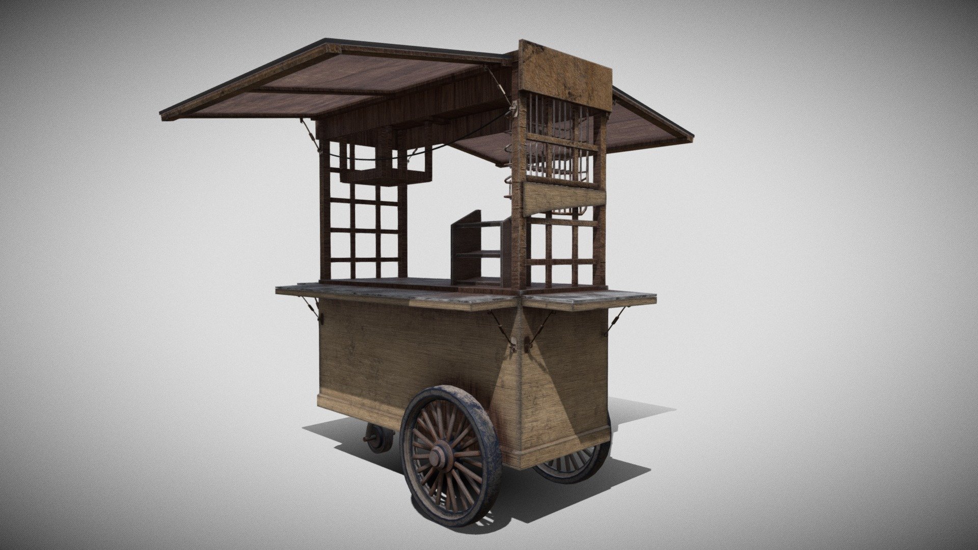 Game Asset Coffee Cart Indonesian Unity - 3D model by solodevelopment97 ...