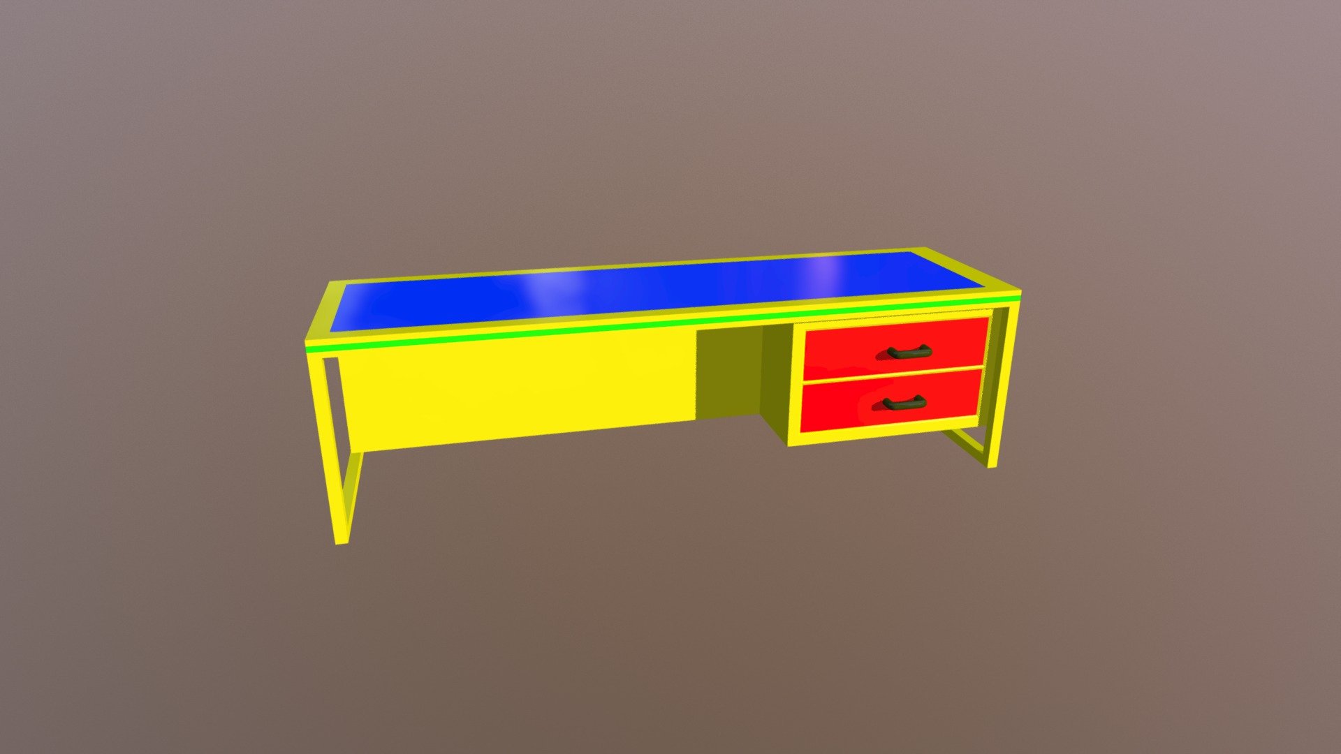 Study Table- Low Poly - Download Free 3D model by ankitpassi [0bd13d6 ...
