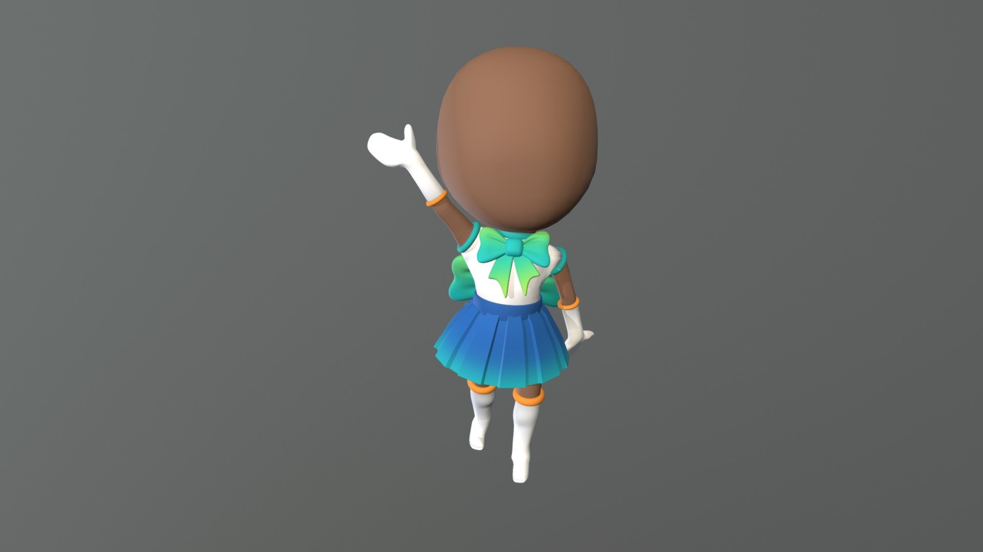 Magical Girl (Color) - 3D model by Elizabeth Dial (@kitkattywampus ...