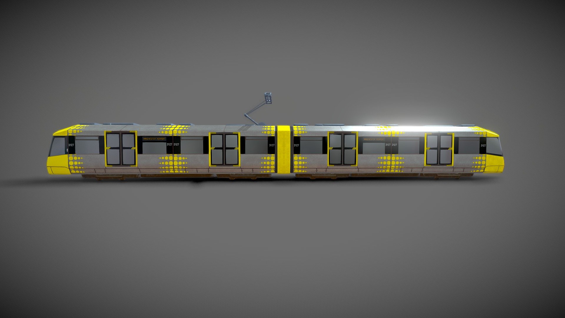 Public Tram - 3D model by connorburdett123 [0bd3ab8] - Sketchfab
