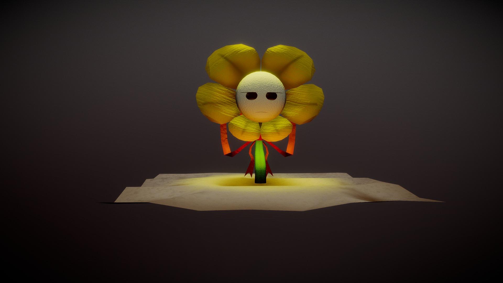 Flowey - 3D model by AyatoGod [0bd3cf6] - Sketchfab