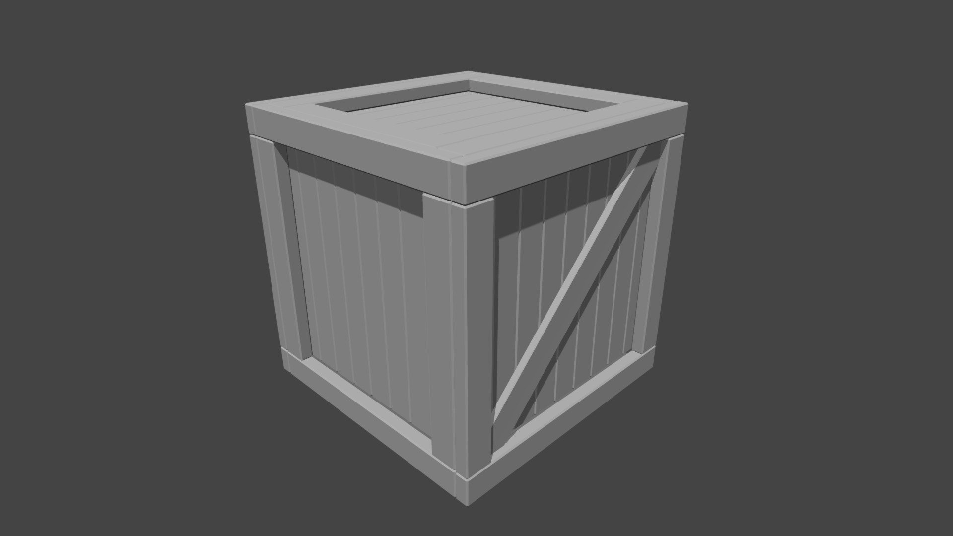 Crate (Modeling I Assignment 2) - Download Free 3D model by Justin S ...
