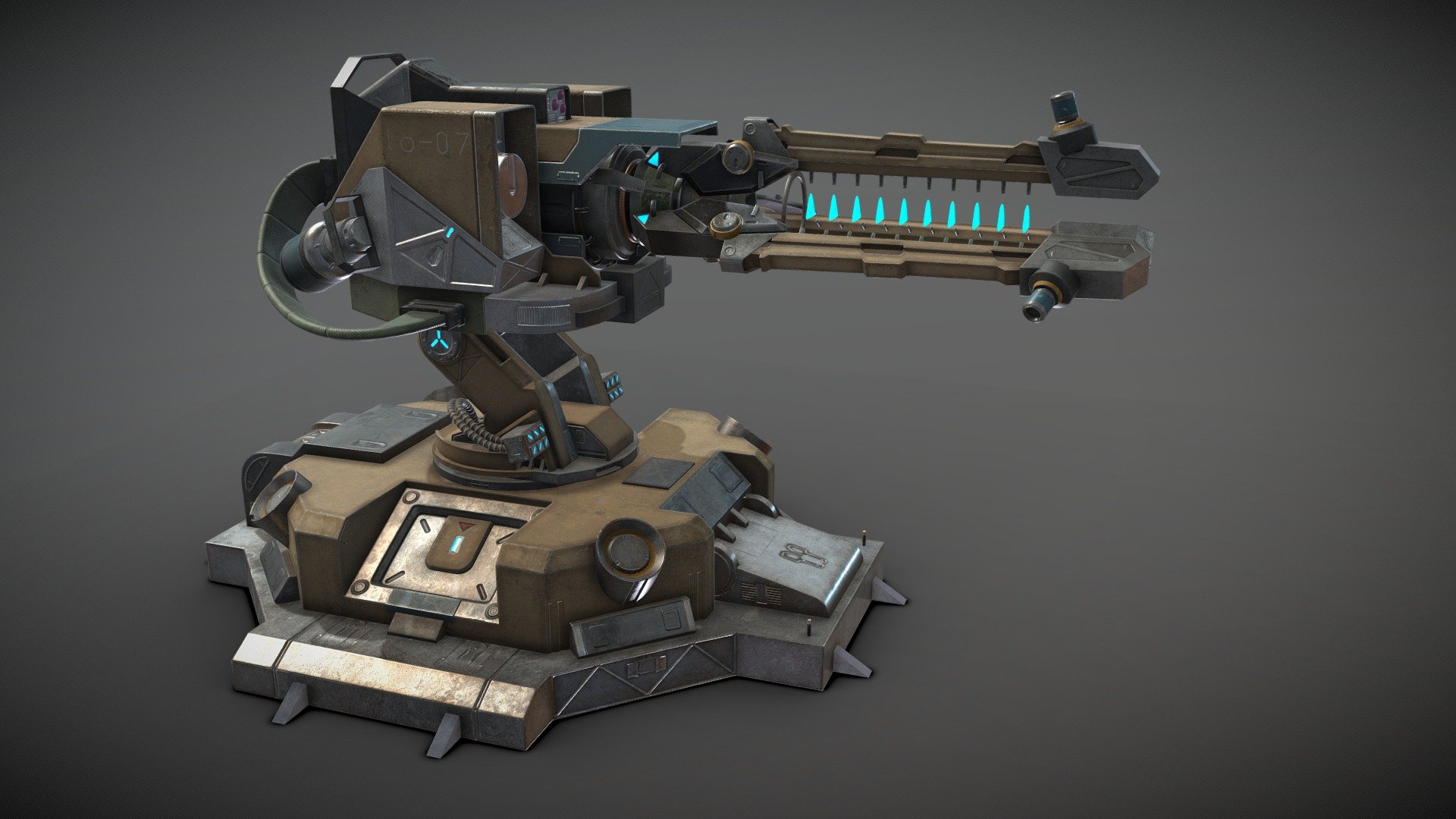 Turret - Download Free 3D model by madridista_9248 (@dimalukomo ...