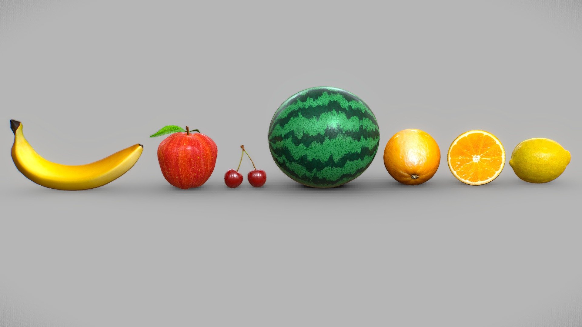 Fruit Pack - Buy Royalty Free 3D model by 3Dee (@mellydeeis) [0bda5e6] - Sketchfab Store